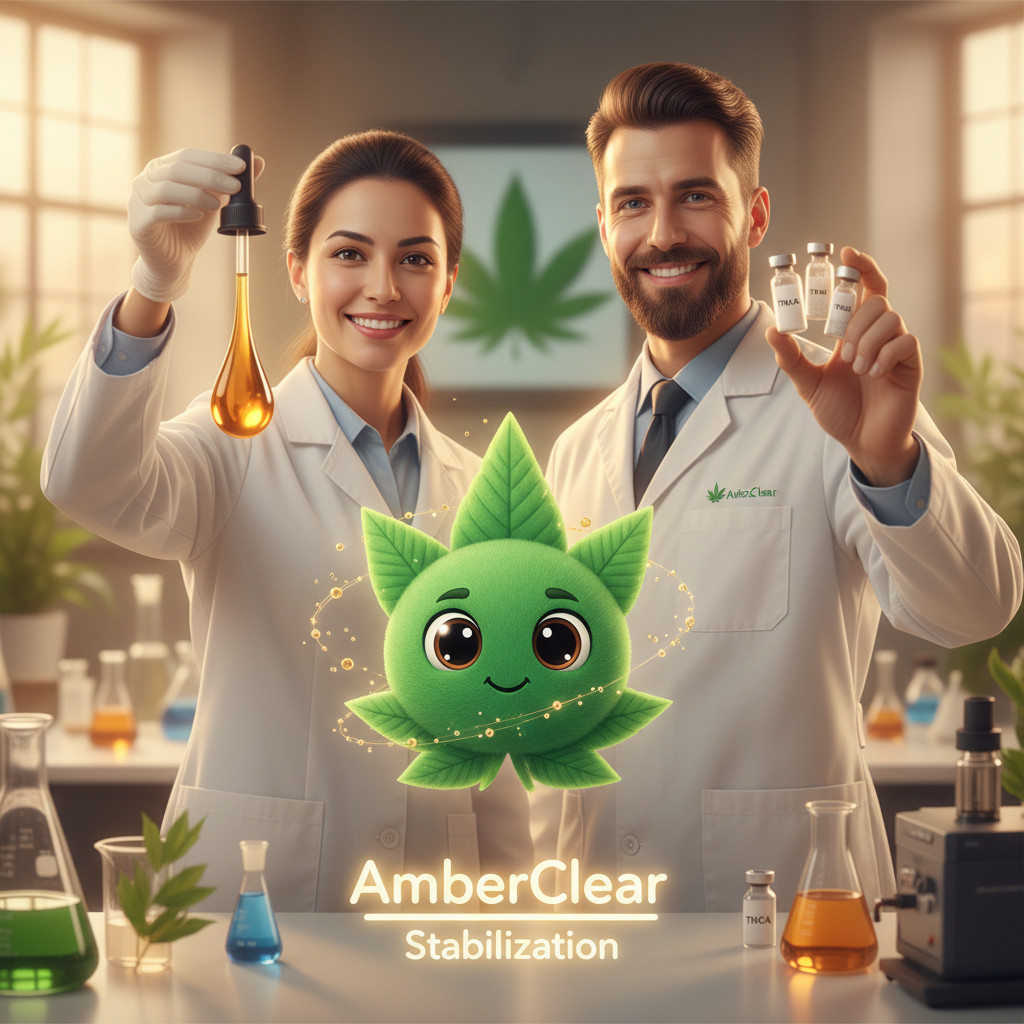 AmberClear THCA formulation for vape oil color stability: breakthrough ...